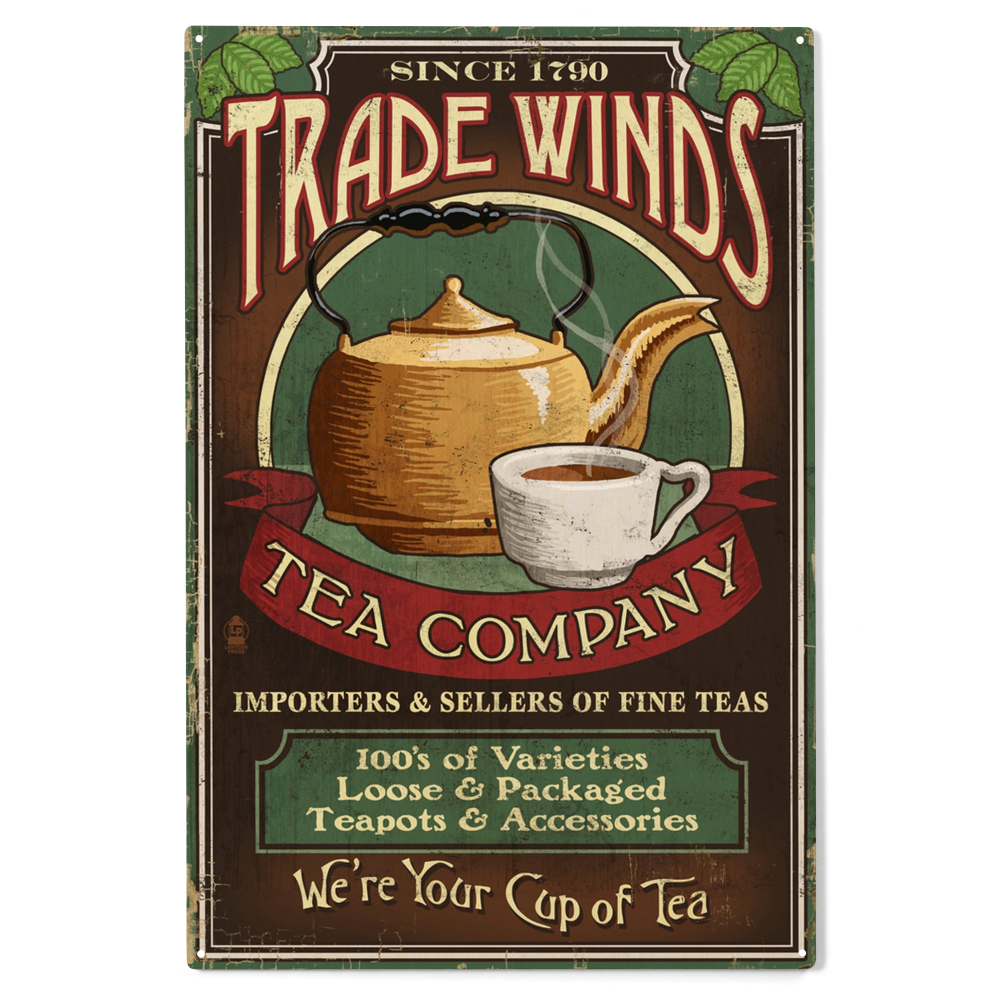 Tea Shop, Vintage Sign Birch Wood Wall Sign (10x15 Rustic Home Decor ...