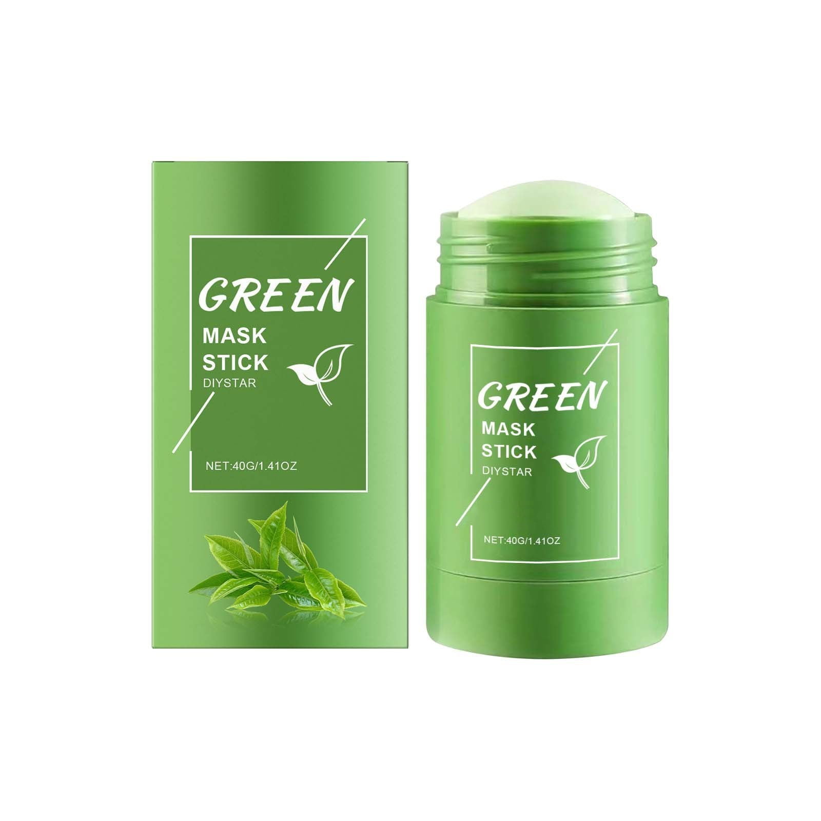Tea Solid Green Cleansing Face Deep Stick Smearing Green Tea - Walmart.com