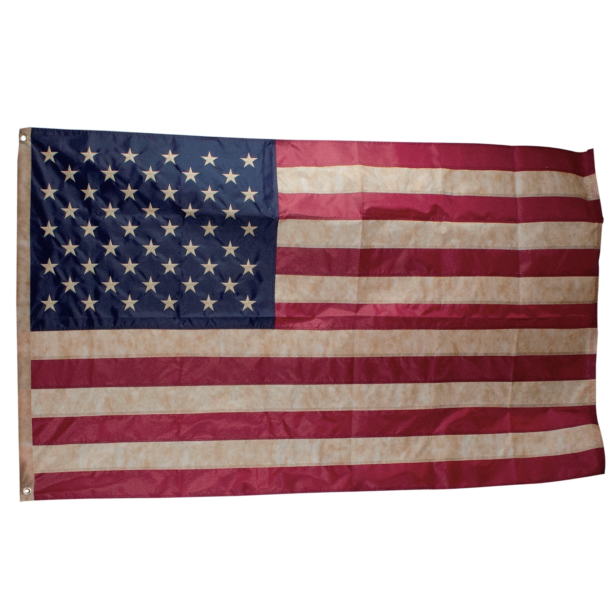 Tea Stained American Flag 3x5 Embroidered 100% Durable Polyester US ...
