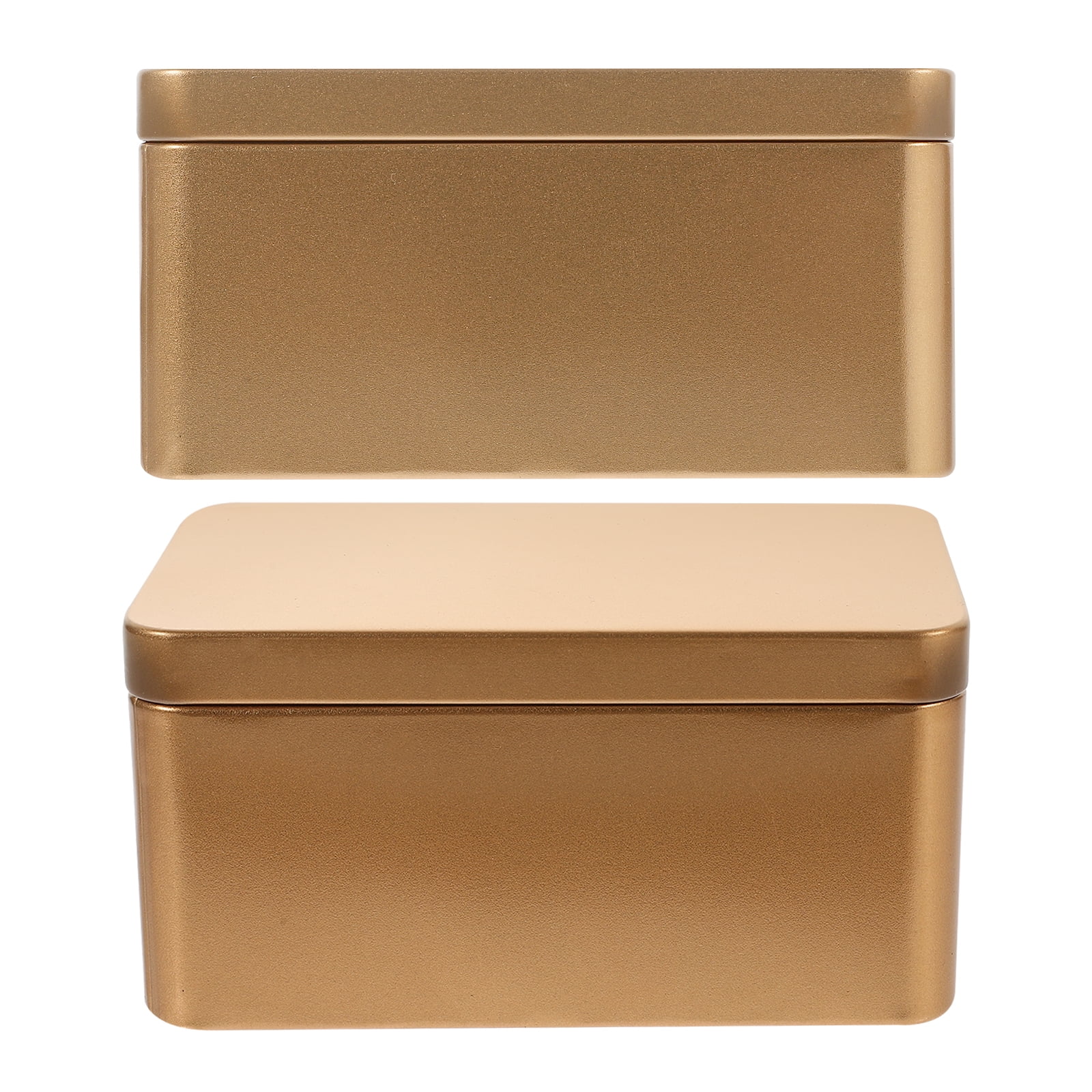 Tea Storage Box Large Tin Candy Jar Cookie Lata Sundries Container ...