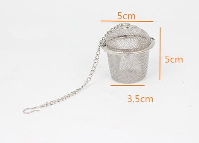 Tea Strainer Infuser Filter Herb Spice Diffuse Stainless Steel Mesh Tea ...