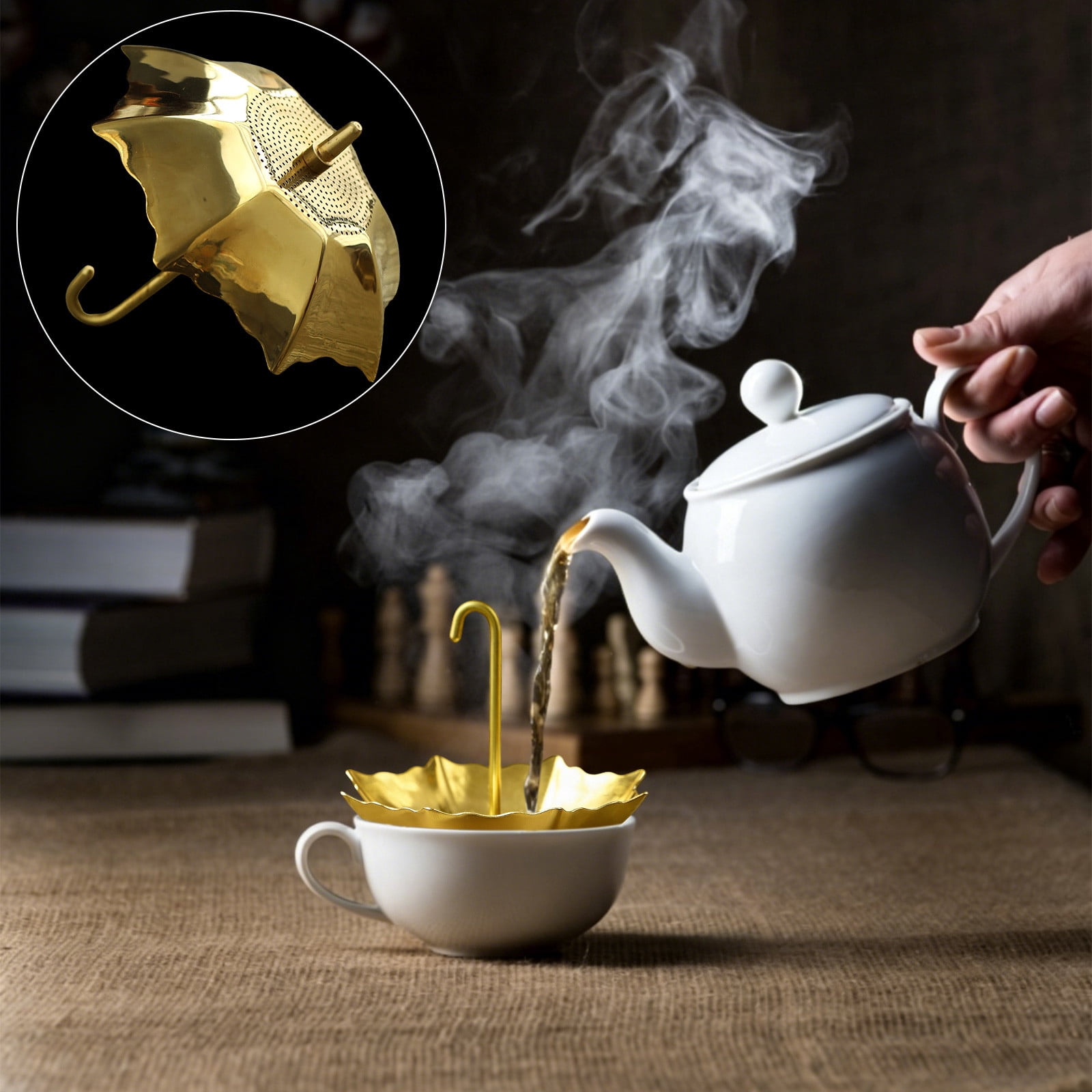 Tea Strainer Stainless Steel Tea Infuser Fine Mesh Filter Durable Easy ...