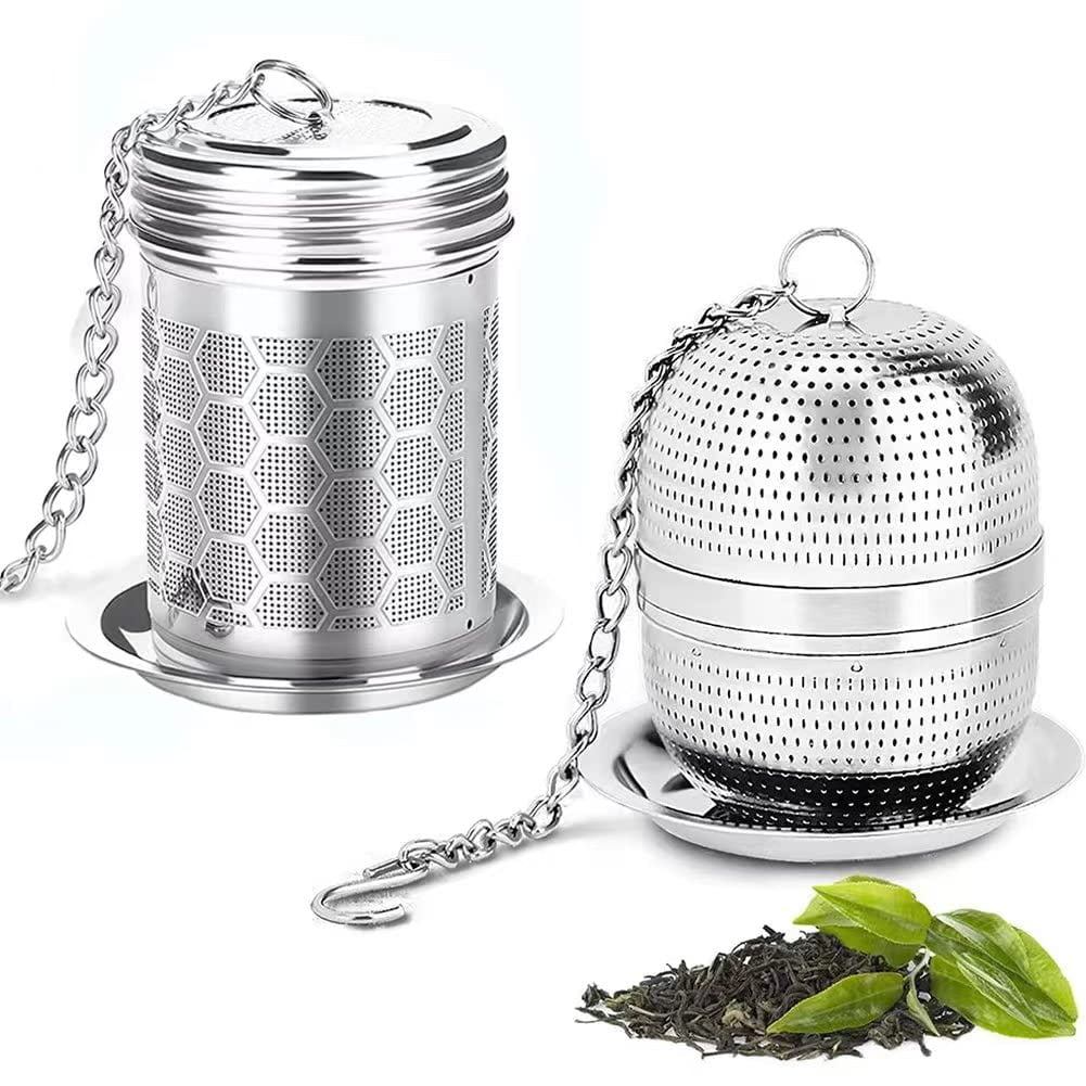 Tea Strainer Tea Infuser for Loose Tea, Tea Steeper 304 Stainless Steel ...