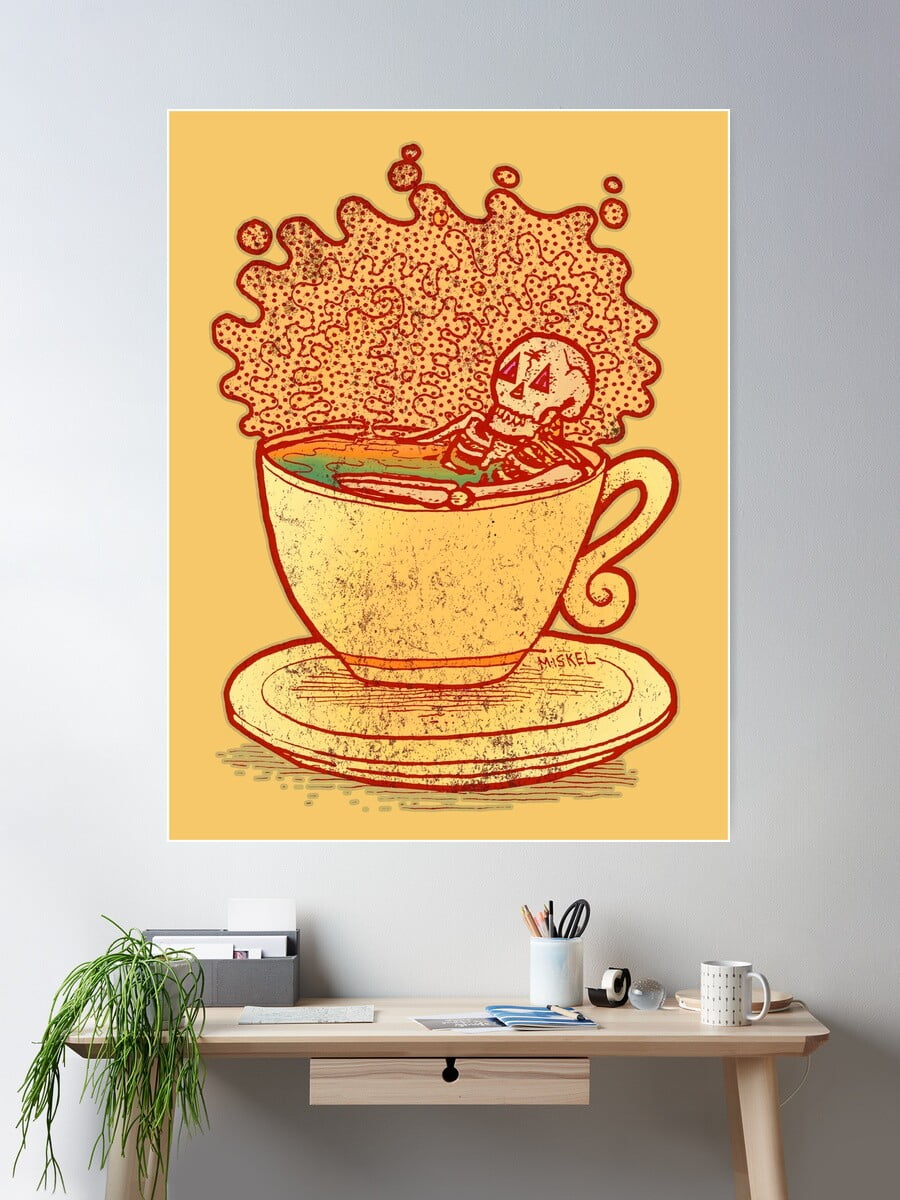 Tea Team Poster Wall Art, Modern Wall Decor For Living Room Bedroom ...