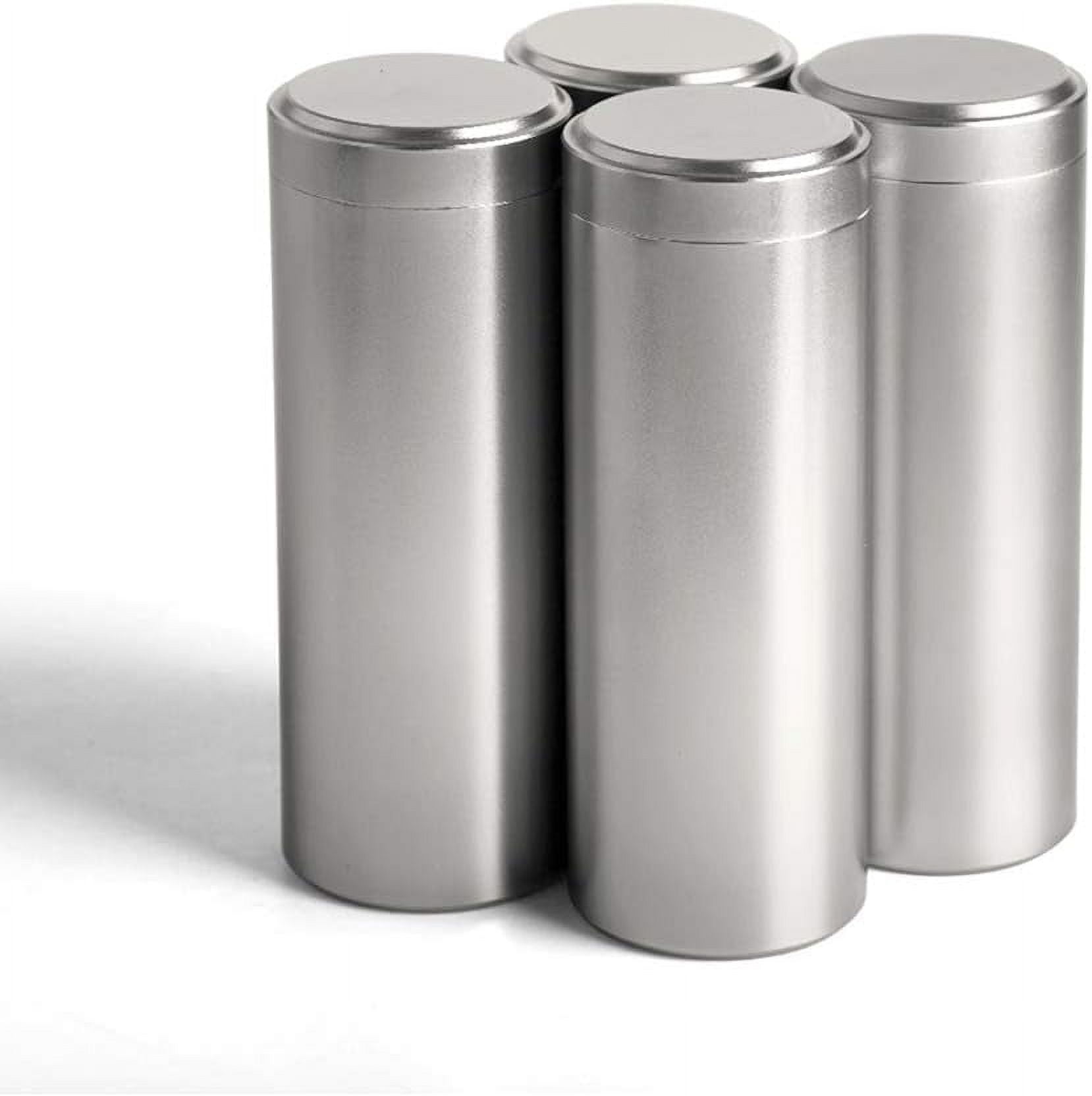 Tea Tins, Airtight Smell Proof Durable Multi-Use Portable Metal Herb ...