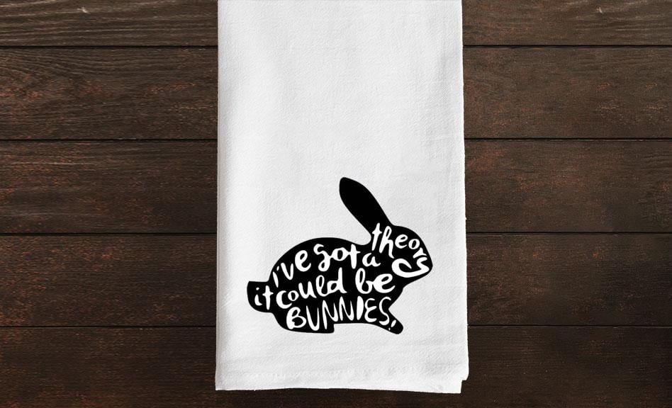 Tea Towel Buffy The Vampire Slayer Anya Bunnies Funny Flour Sack ...