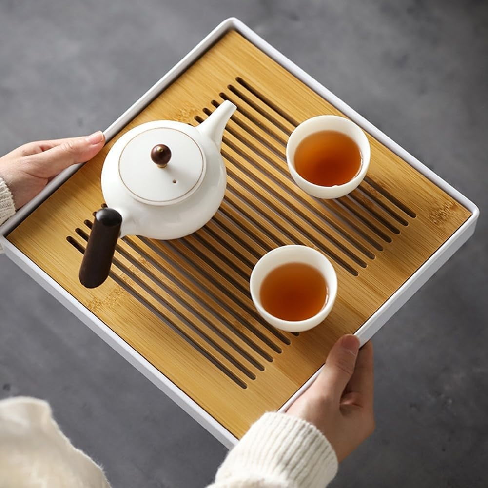 Tea Tray, Mini Chinese Wooden Tea Tray, Portable Tea Table Set, Tea ...