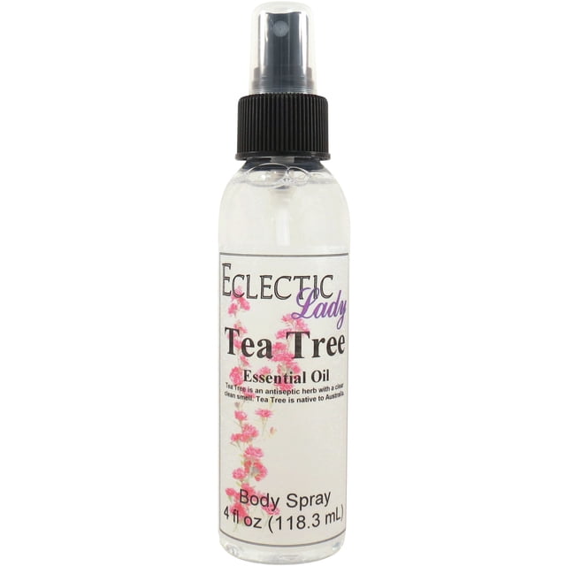Tea Tree Body Spray, Eclectic Lady, Hydrating Mist, Unisex, 4 oz ...