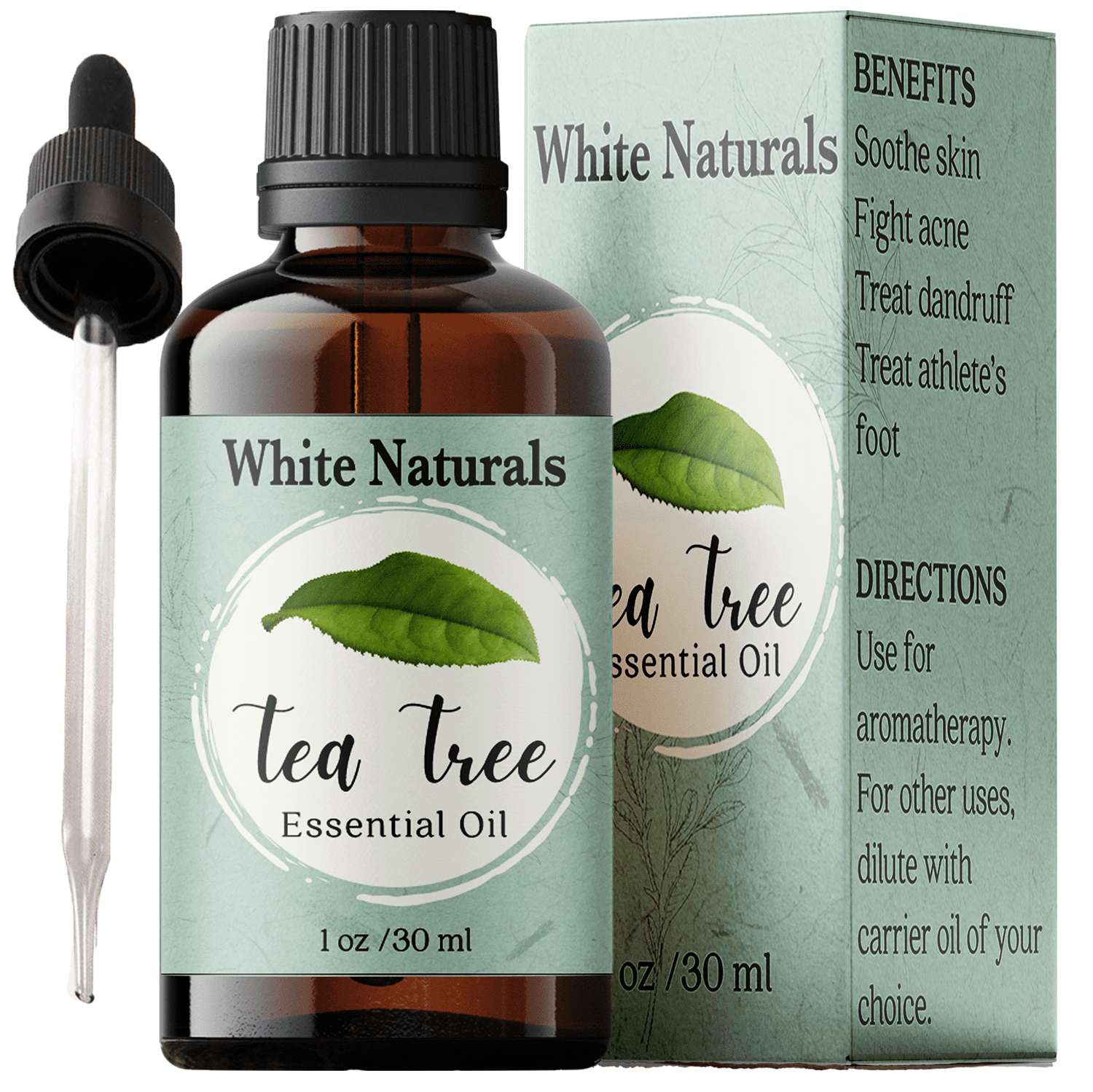 Tea Tree Essential Oil for Clear Skin 1oz (30ml), Pure and Natural ...