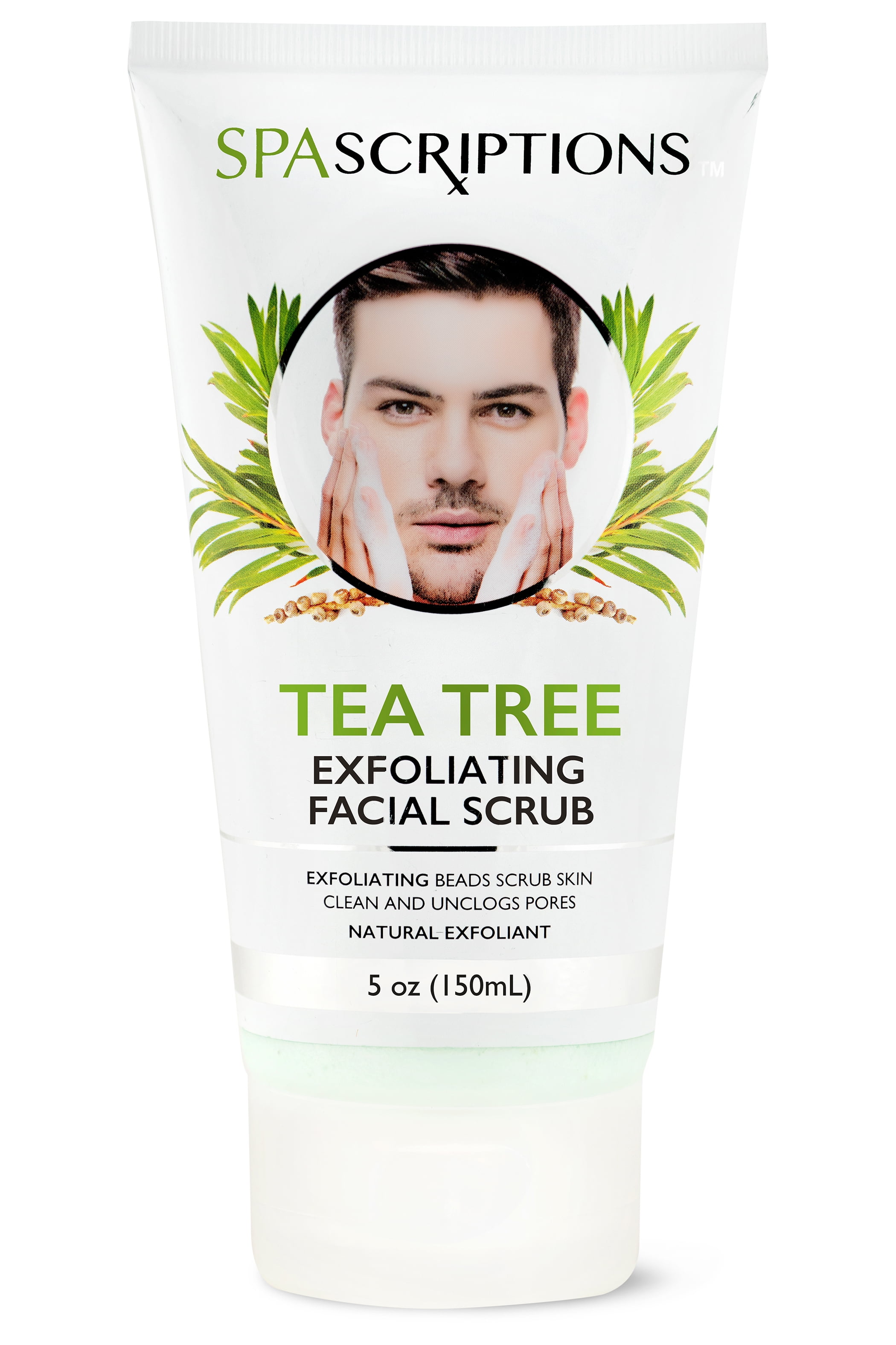 Tea Tree Exfoliating Facial Scrub Tube Squeeze-03474 - 5 Oz - Walmart.com