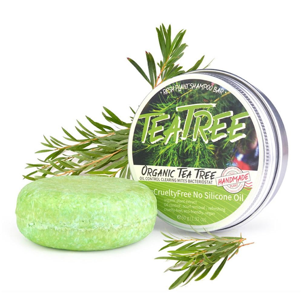 SeaAZqurtles Tea Tree Extract Washing Hair Soap Pure Plant Natural Hair ...