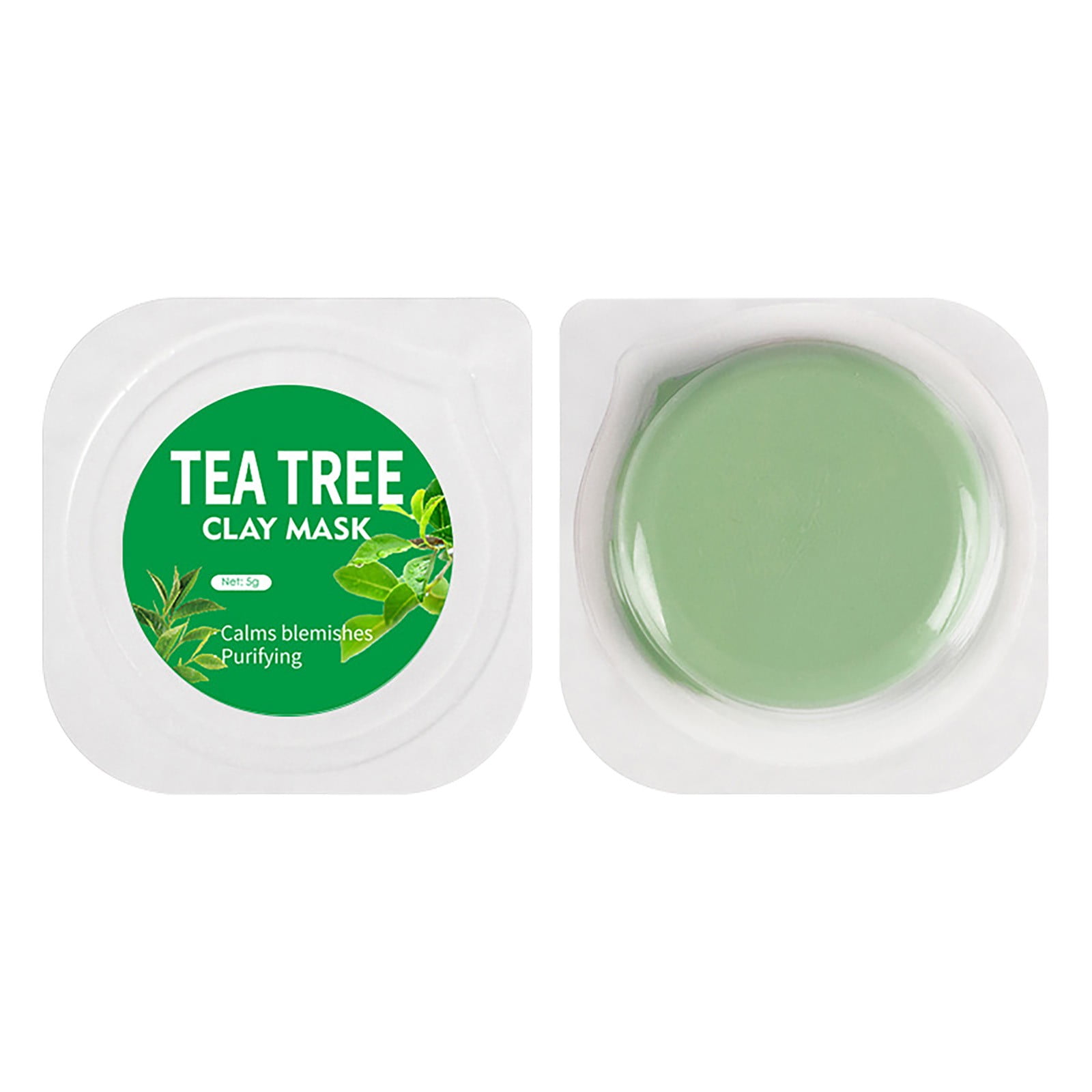 Tea Tree Jelly Clay Mask Pod (5g) - Acne Treatment & Oil Control Facial ...