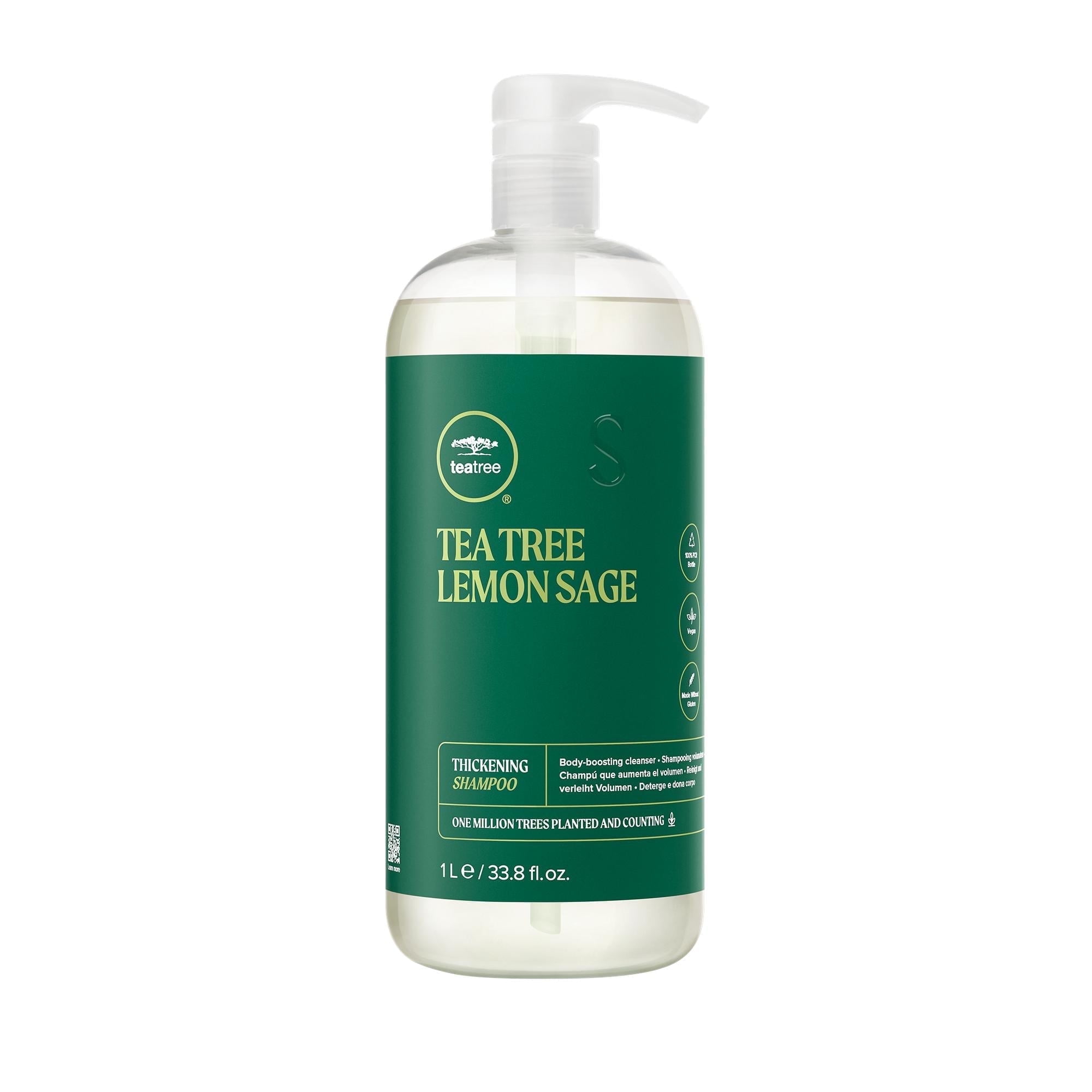 Paul Mitchell Tea Tree Lemon Sage Thickening Shampoo, Volumizing, 33.8 ...