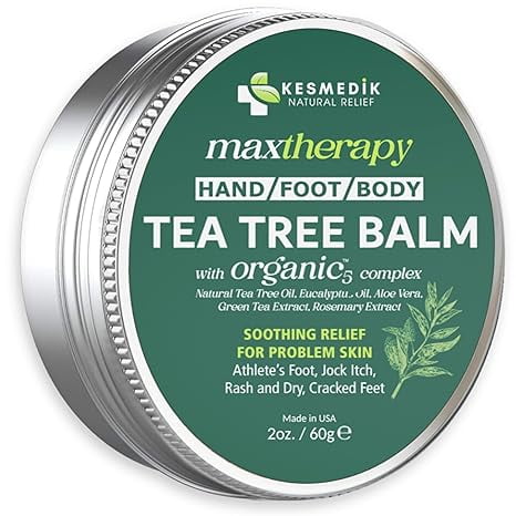 Tea Tree Oil Balm MaxTherapy Antifungal Homeopathic Remedy for Feet ...