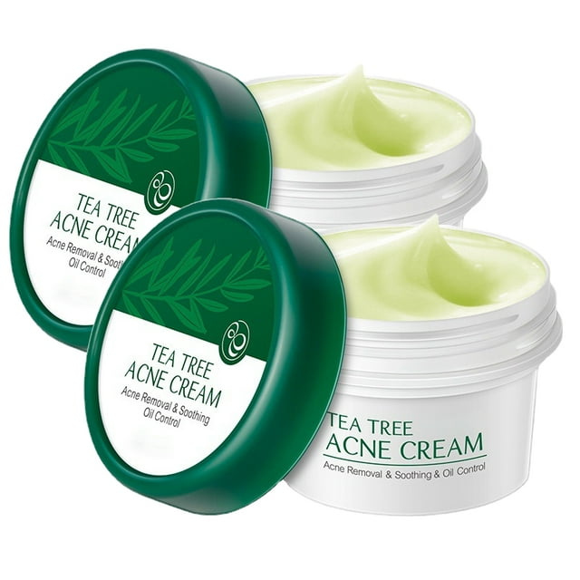 Tea Tree Oil Face Cream Acne Cream - For Oily, Acne Prone Skin,with 7X ...