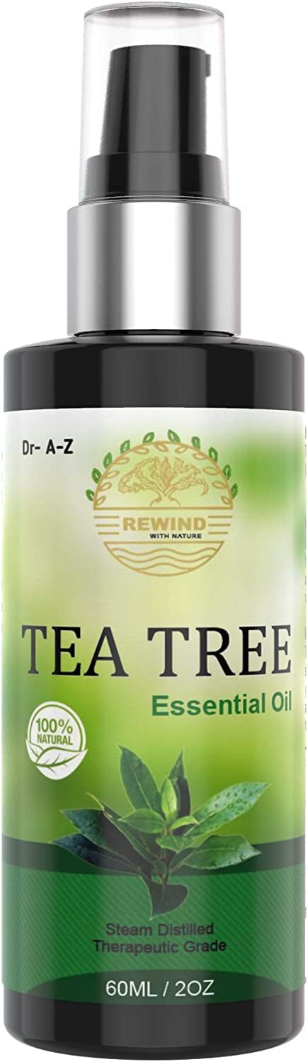 Tea Tree Organic 2oz Pure Essential Oil Natural Cleanser Pump Spray ...