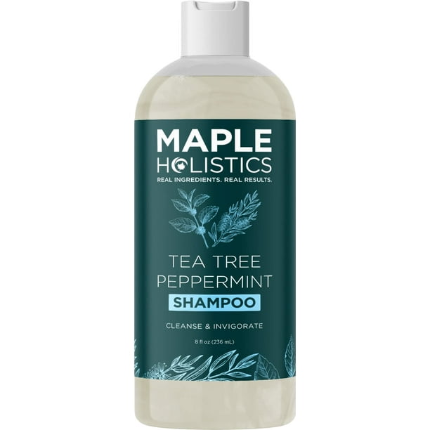 Tea Tree Shampoo - Maple Holistics Clarifying Shampoo for Build Up and ...