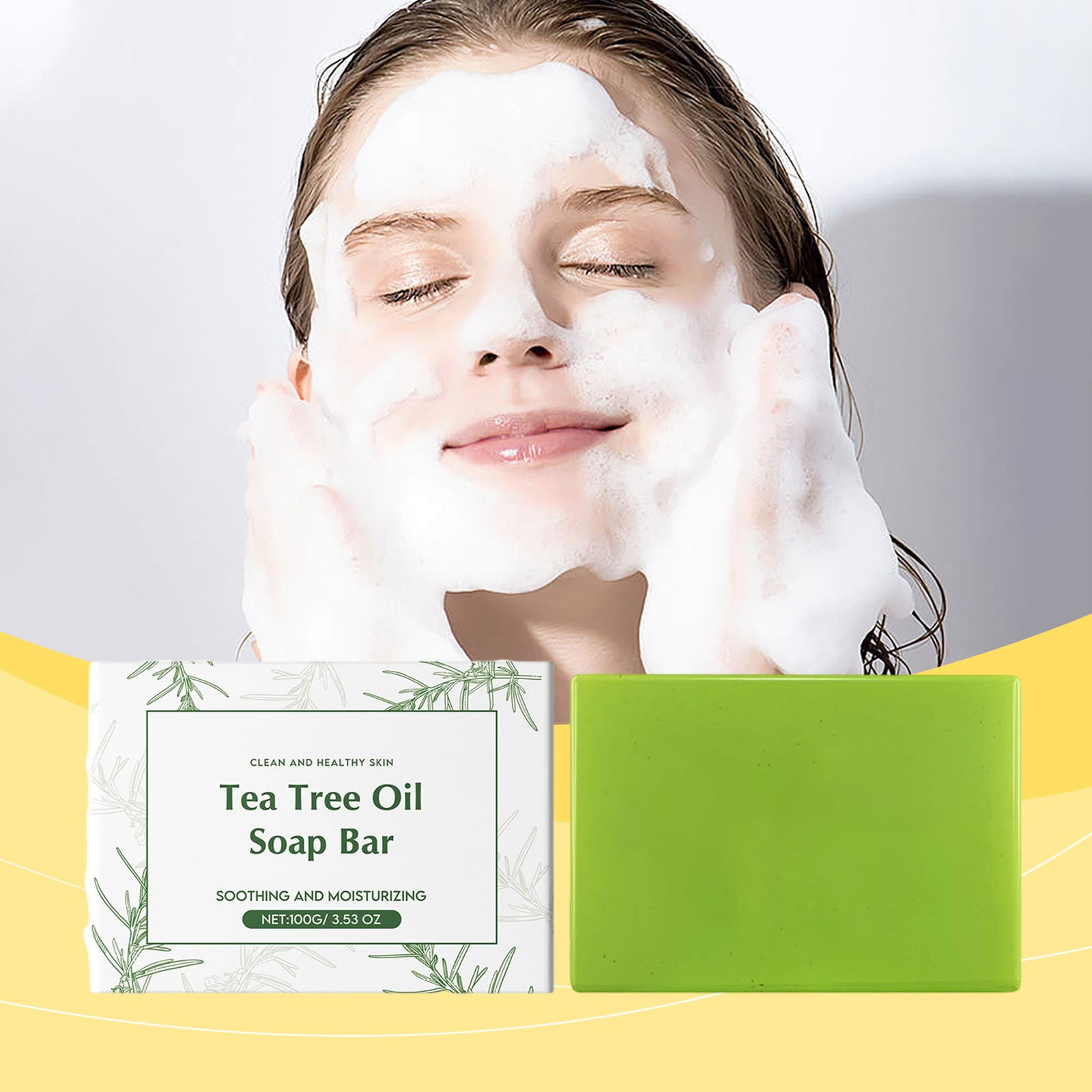 Tea Tree Soap, Handmade Soap Bar for Face and Body, Cold Process ...