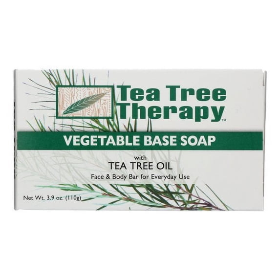 Tea Tree Therapy Vegetable Base Bath Bar, Antiseptic with Tea Tree Oil ...