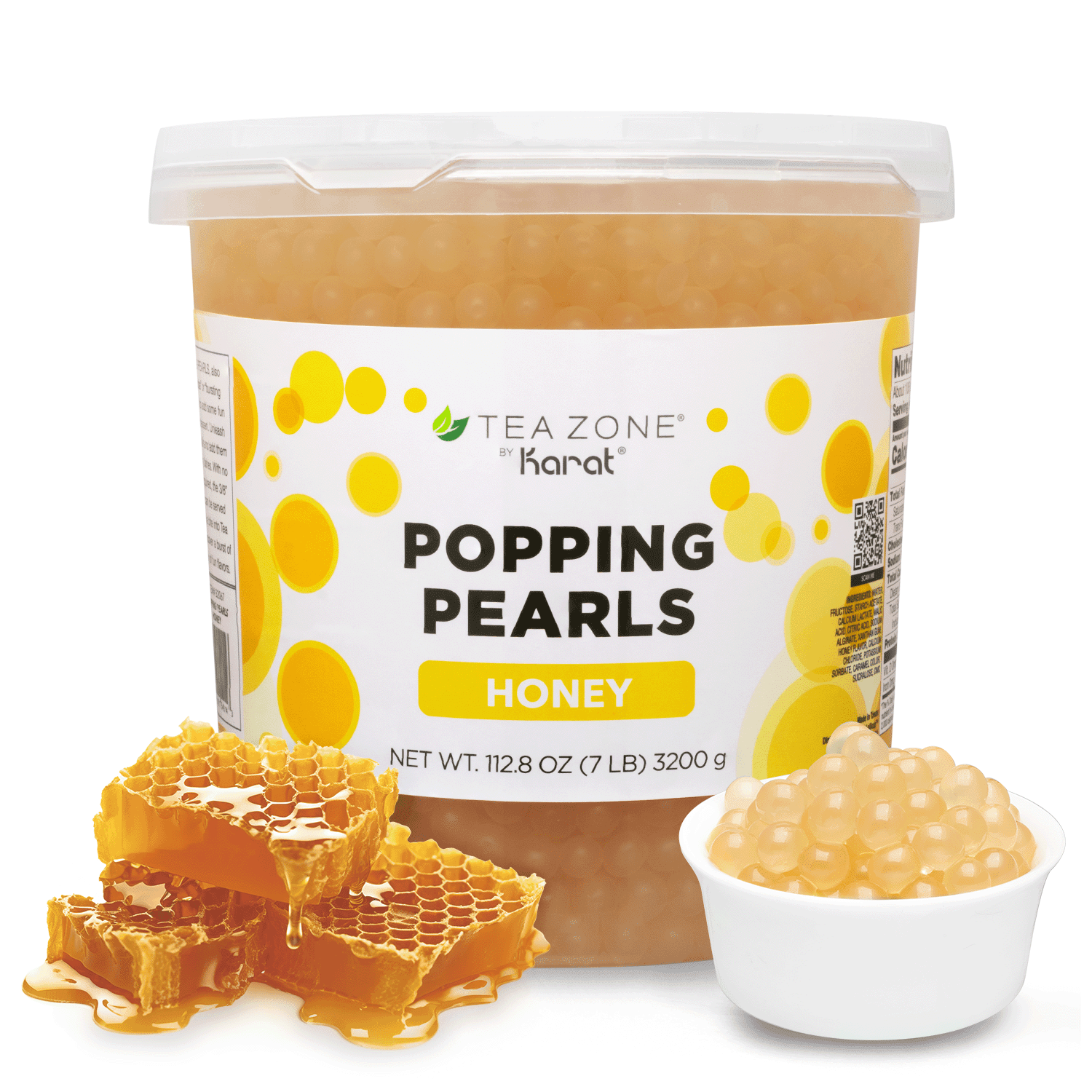 Tea Zone Honey Popping Pearls - Jar (7 lbs) - Walmart.com