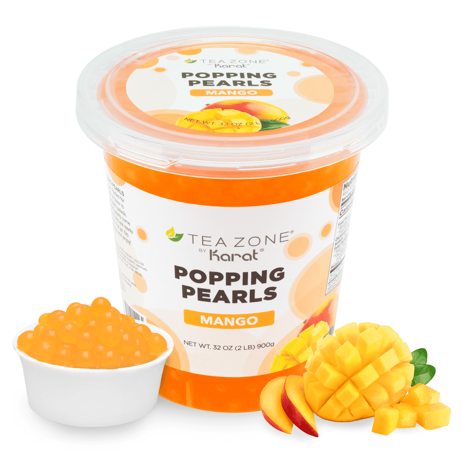 Tea Zone Mango Popping Pearls - Jar (2lb) - Walmart.com