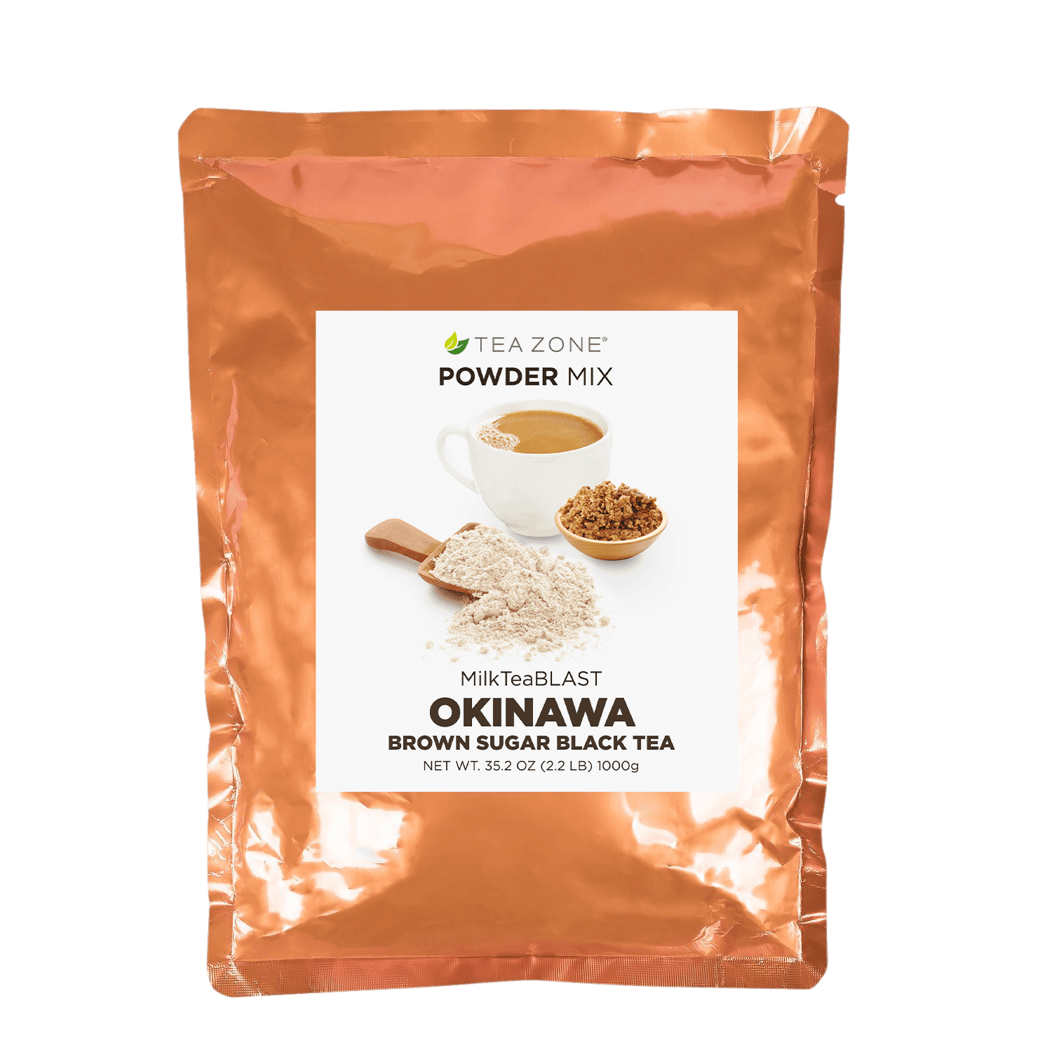 Tea Zone Sugars for Okinawa Brown Sugar Milk Tea in Kitchen - Walmart ...