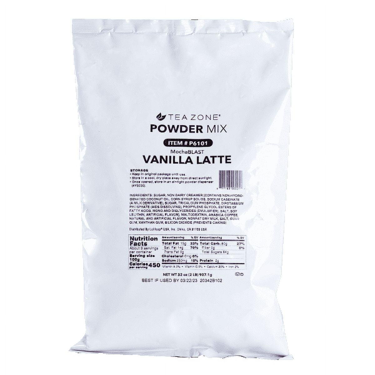 Tea Zone MochaBLAST Cafe Style Instant Vanilla Latte Mix Drink Powder ...