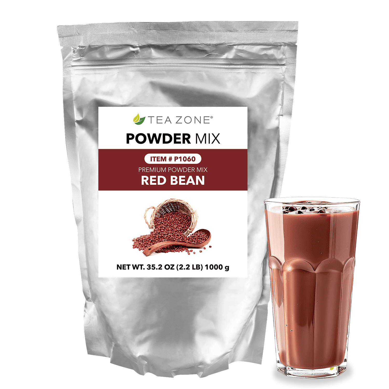 Tea Zone Red Bean Powder (2.2 lbs) - Walmart.com