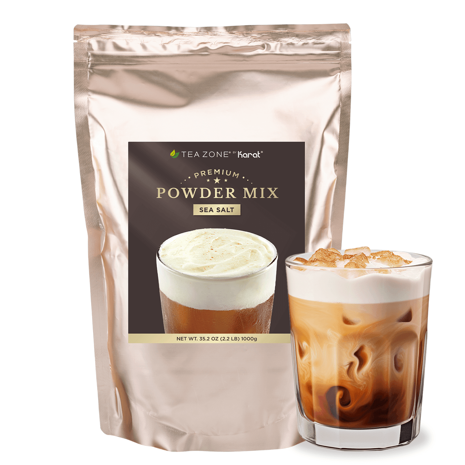 Tea Zone - Premium Sea Salt Cream Powder for Drink Topping - 2.2 lbs ...