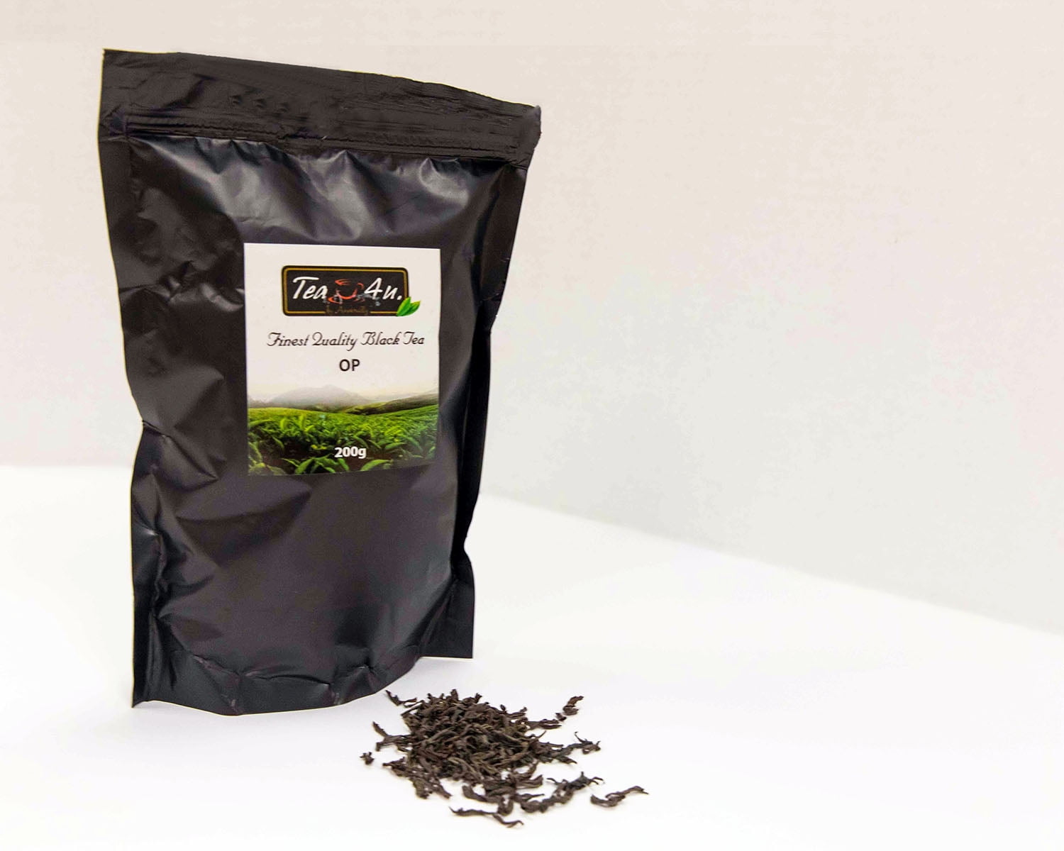 Tea4U OP Premium Loose Black Ceylon Tea, Resealable Foil Pouch, 4 ...
