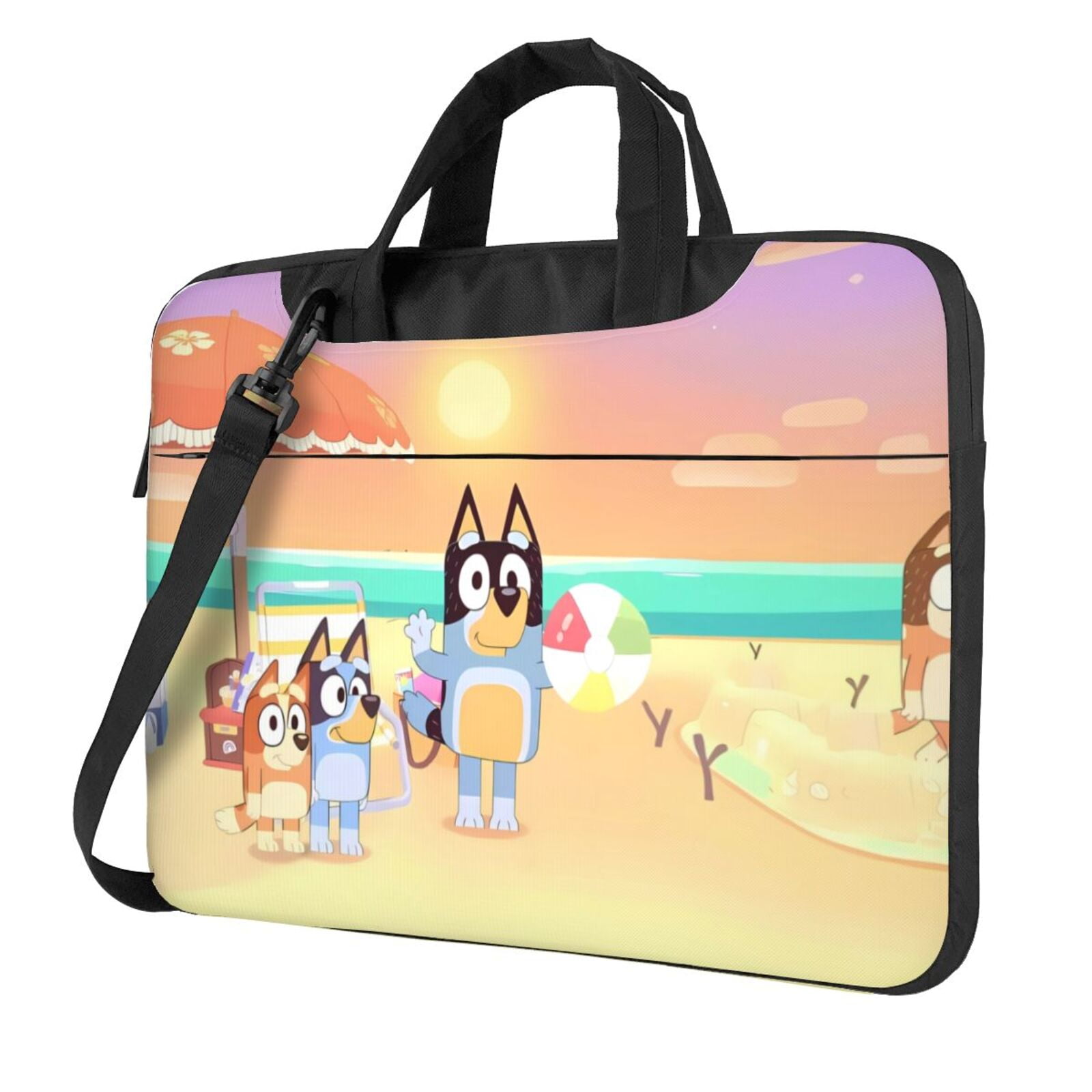 Teaboi Bluey for Laptop Bag, Zippered Computer Shoulder Bag Messenger ...