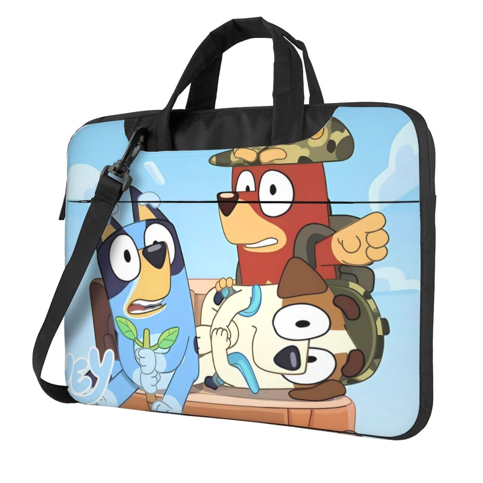 Teaboi Bluey for Laptop Bag, Zippered Computer Shoulder Bag Messenger ...