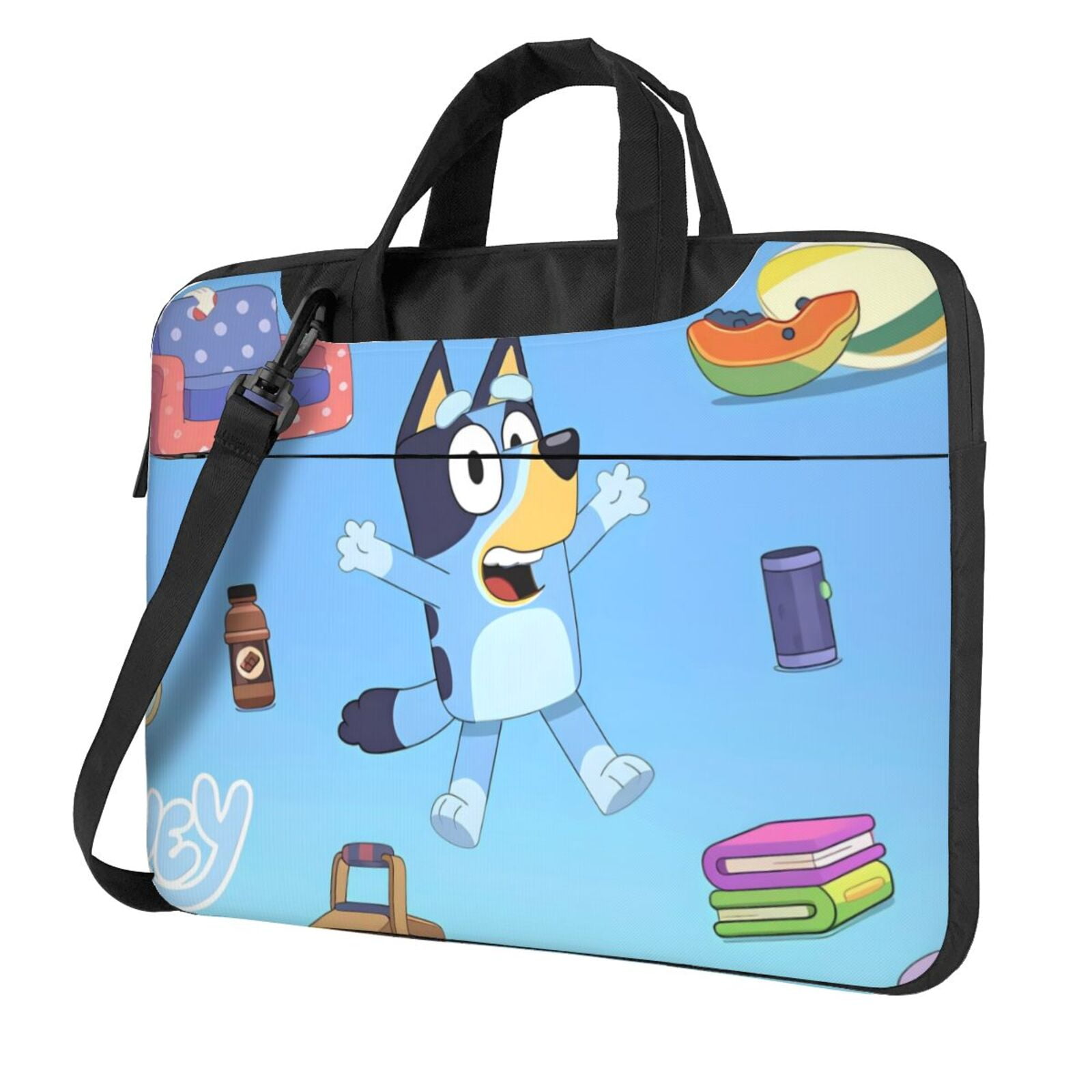 Teaboi Bluey for Laptop Bag, Zippered Computer Shoulder Bag Messenger ...