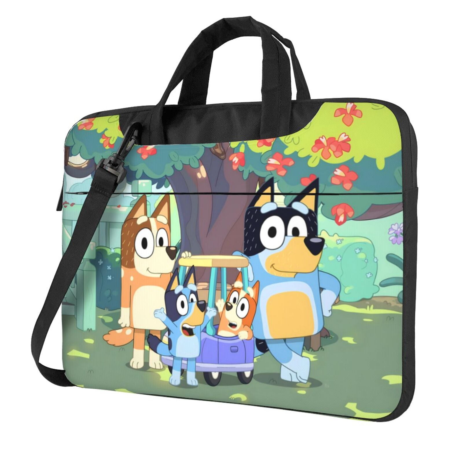 Teaboi Bluey for Laptop Bag, Zippered Computer Shoulder Bag Messenger ...