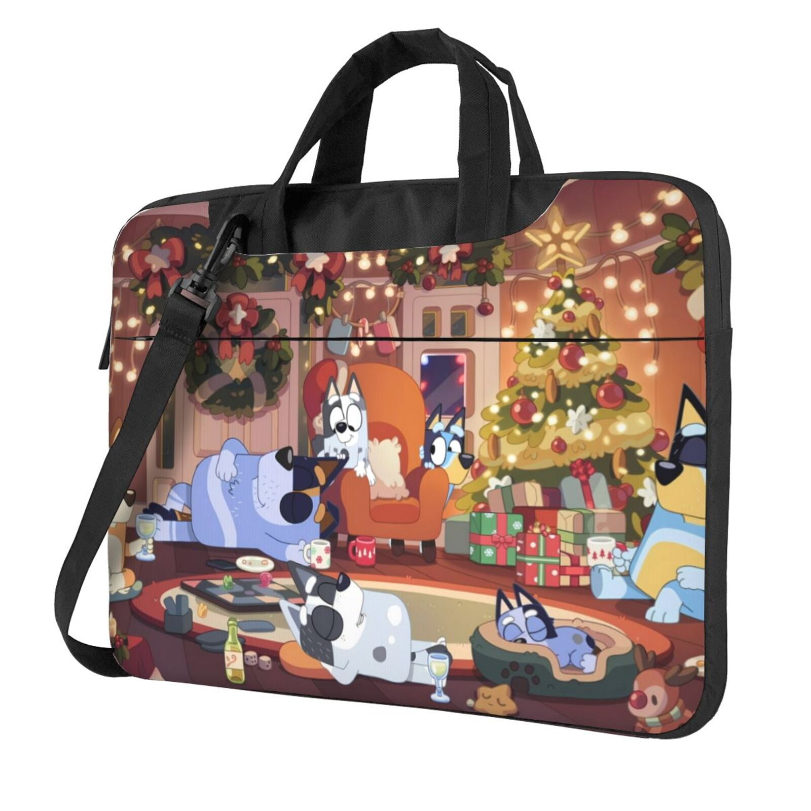 Teaboi Bluey for Laptop Bag, Zippered Computer Shoulder Bag Messenger ...