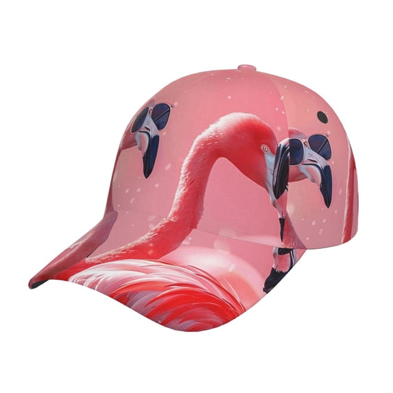 Teaboi Cool Flamingos Sunglasses Scene Pattern Baseball Cap, UV ...