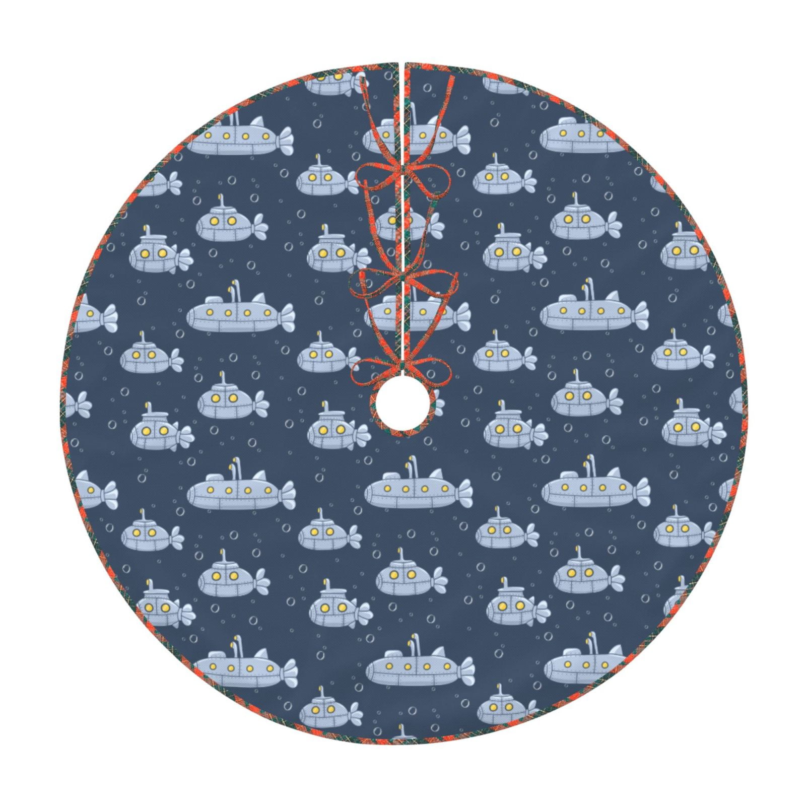 Teaboi Submarine With Periscope for Christmas Tree Skirt, Christmas ...
