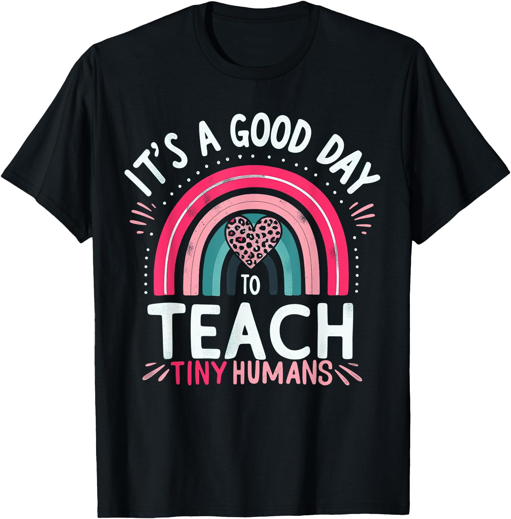 Teach Humans Tiny Kindergarten Elementary Teacher Teaching T-Shirt ...