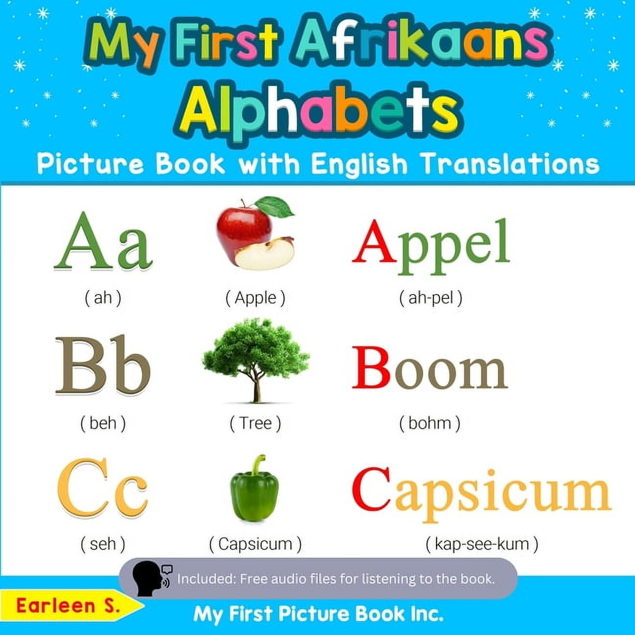 Teach & Learn Basic Afrikaans Words for My First Afrikaans Alphabets ...
