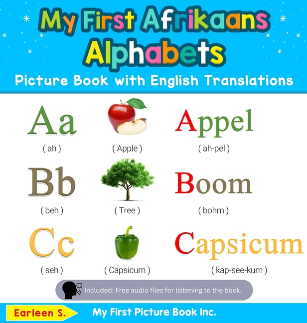 Teach & Learn Basic Afrikaans Words for My First Afrikaans Alphabets ...