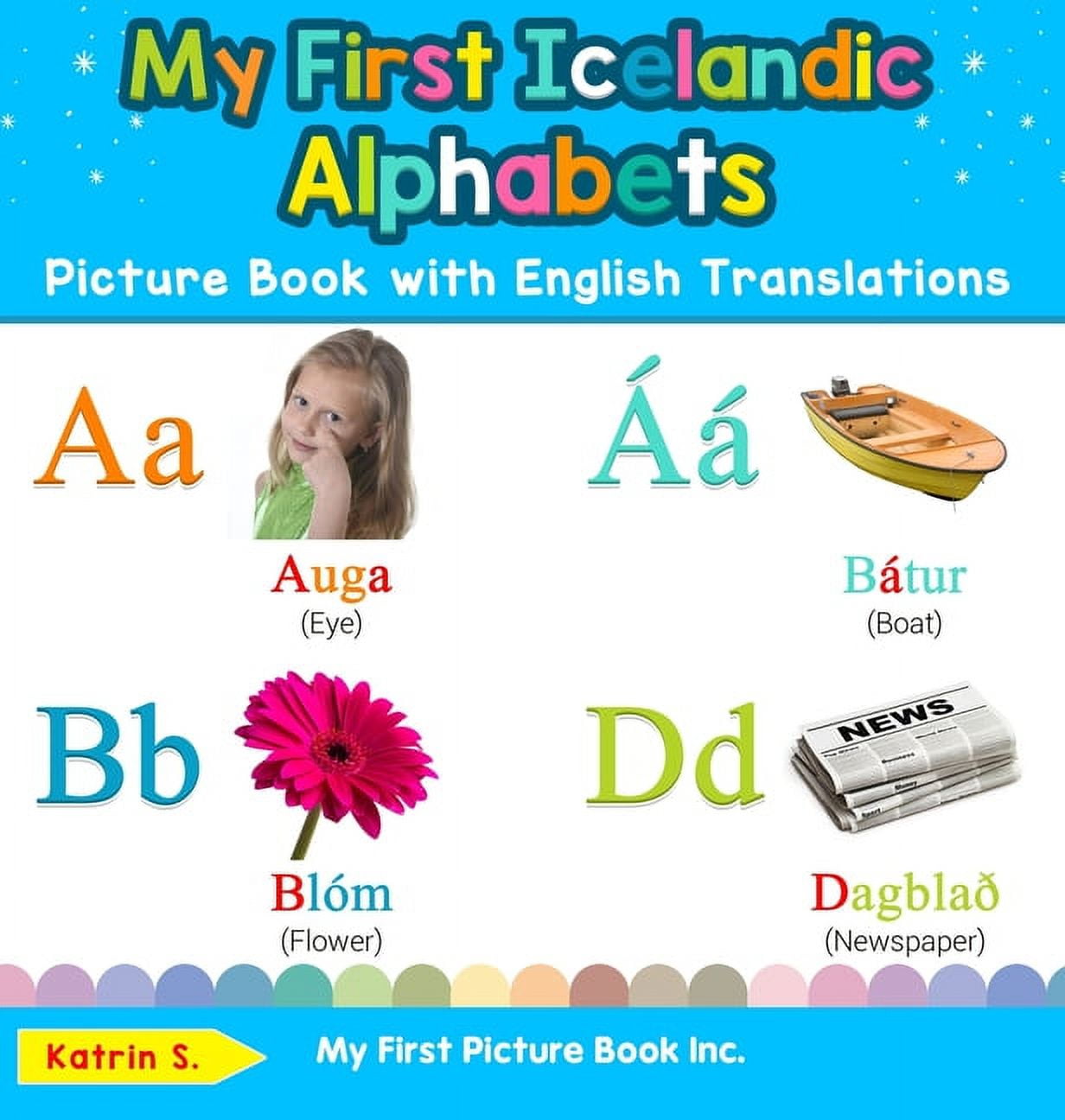Teach & Learn Basic Icelandic Words for My First Icelandic Alphabets ...