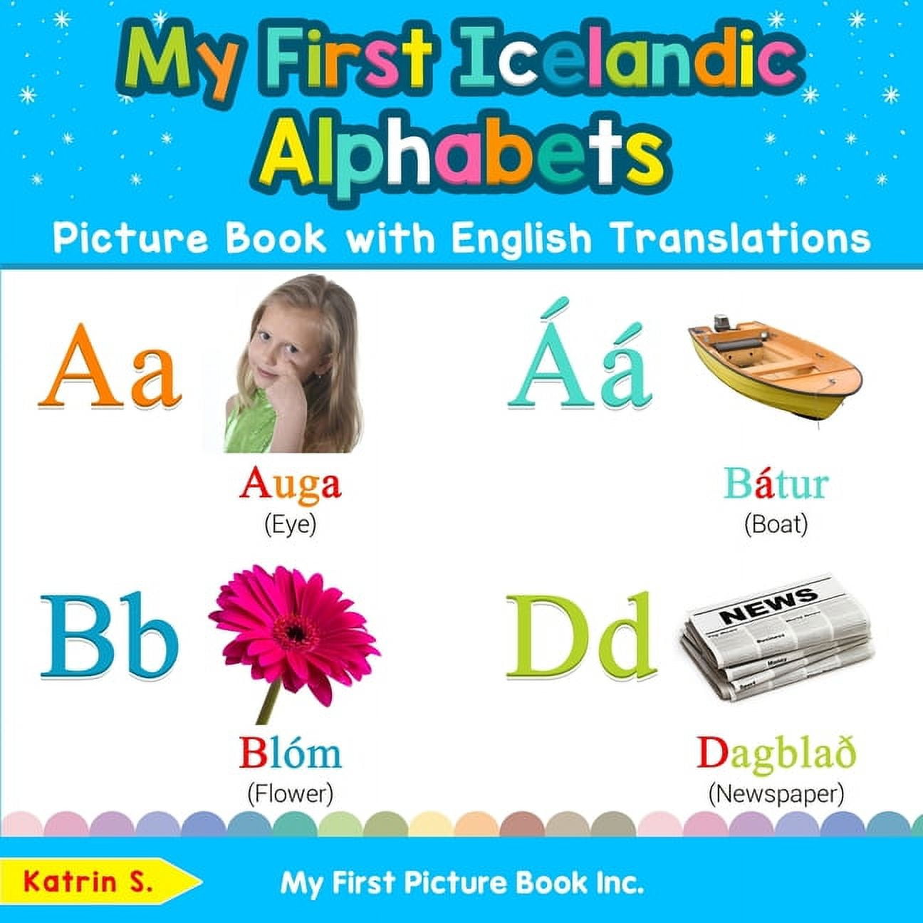 Teach & Learn Basic Icelandic Words for My First Icelandic Alphabets ...