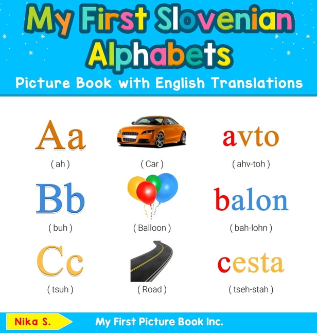 Teach & Learn Basic Slovenian Words for My First Slovenian Alphabets ...