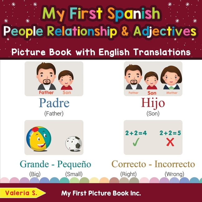 Teach & Learn Basic Spanish Words for Children: My First Spanish People ...