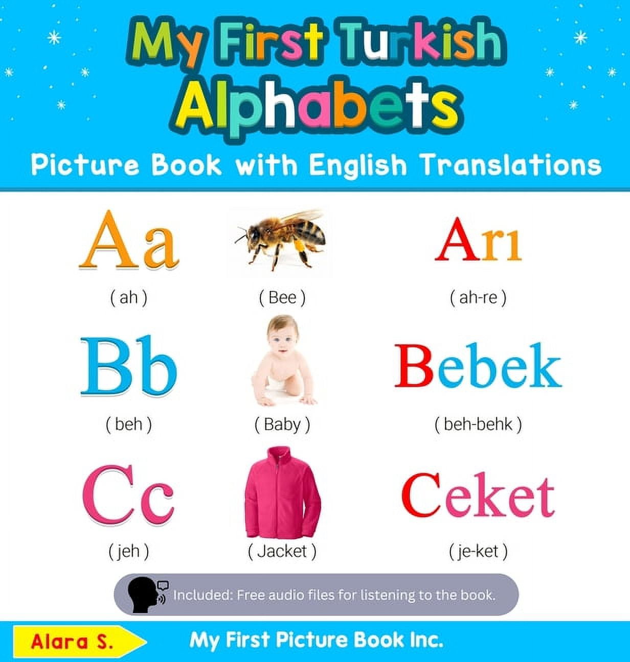 Teach & Learn Basic Turkish Words for Ch My First Turkish Alphabets ...