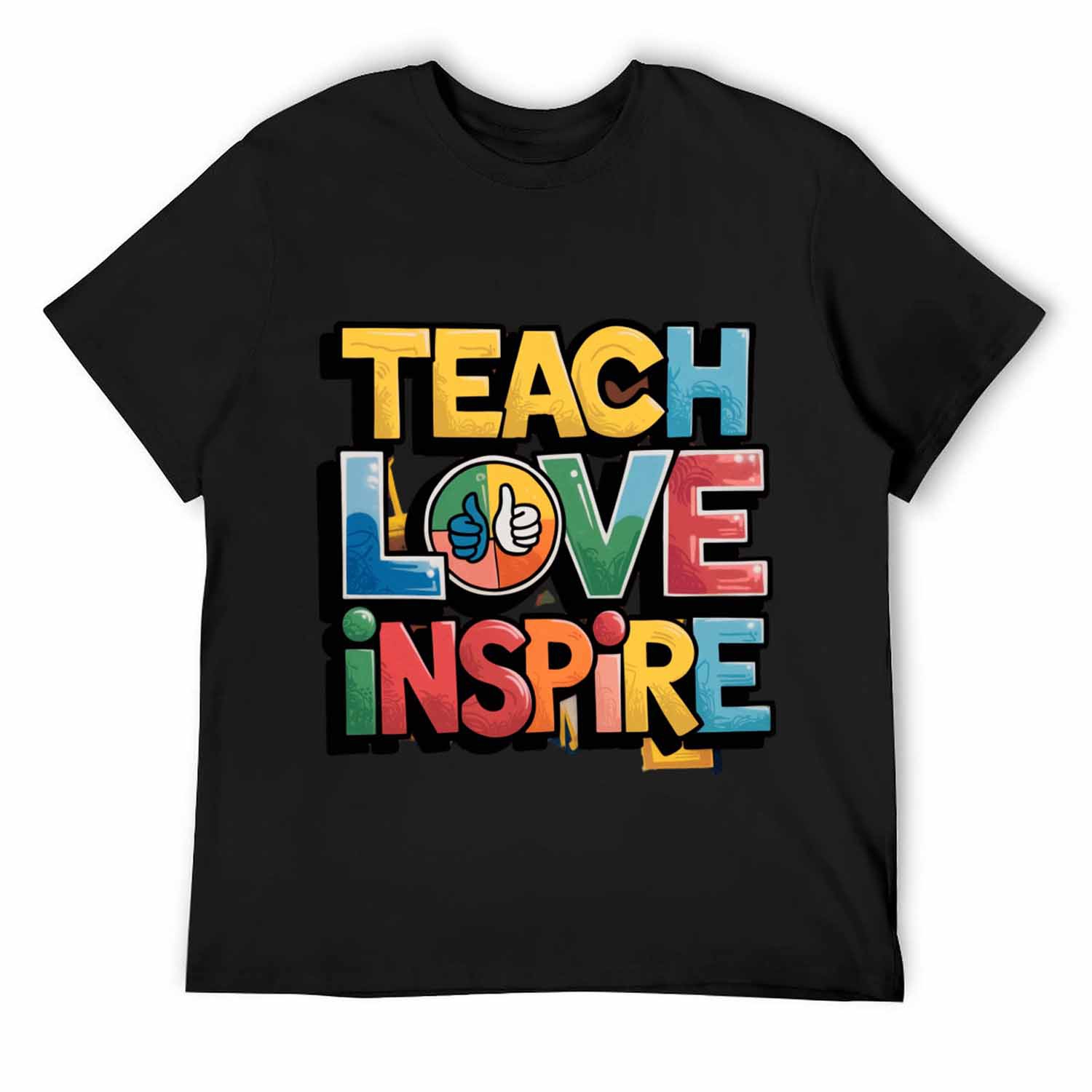 Teach Love Inspire American Flag Asl Shirt American Sign Language ...