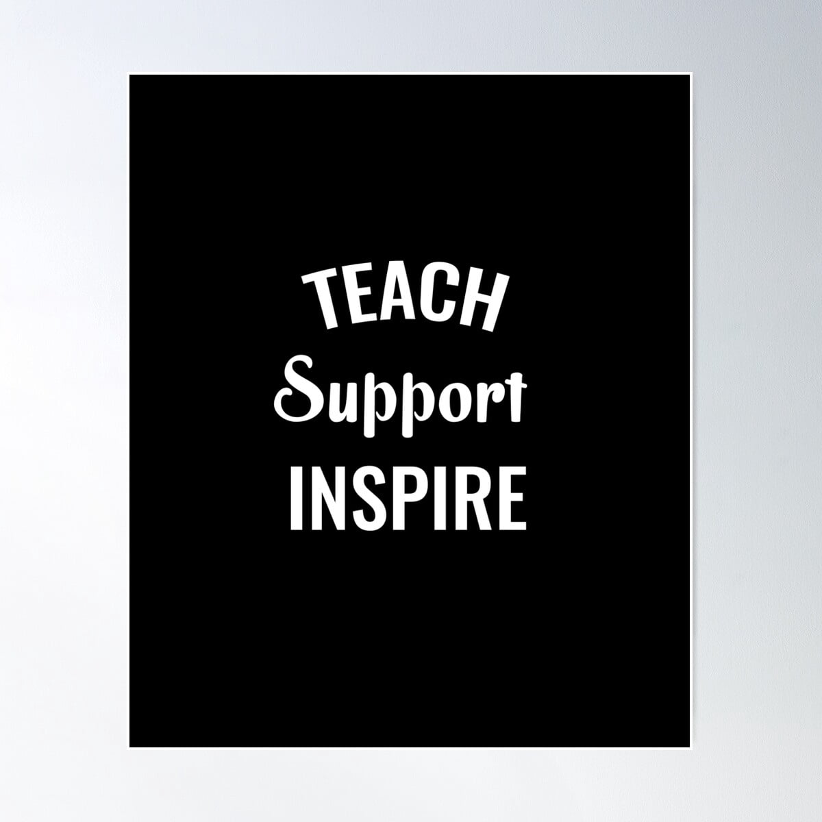 Teach Support Inspire , Teacher Gift Idea, Teacher, Back To School ...