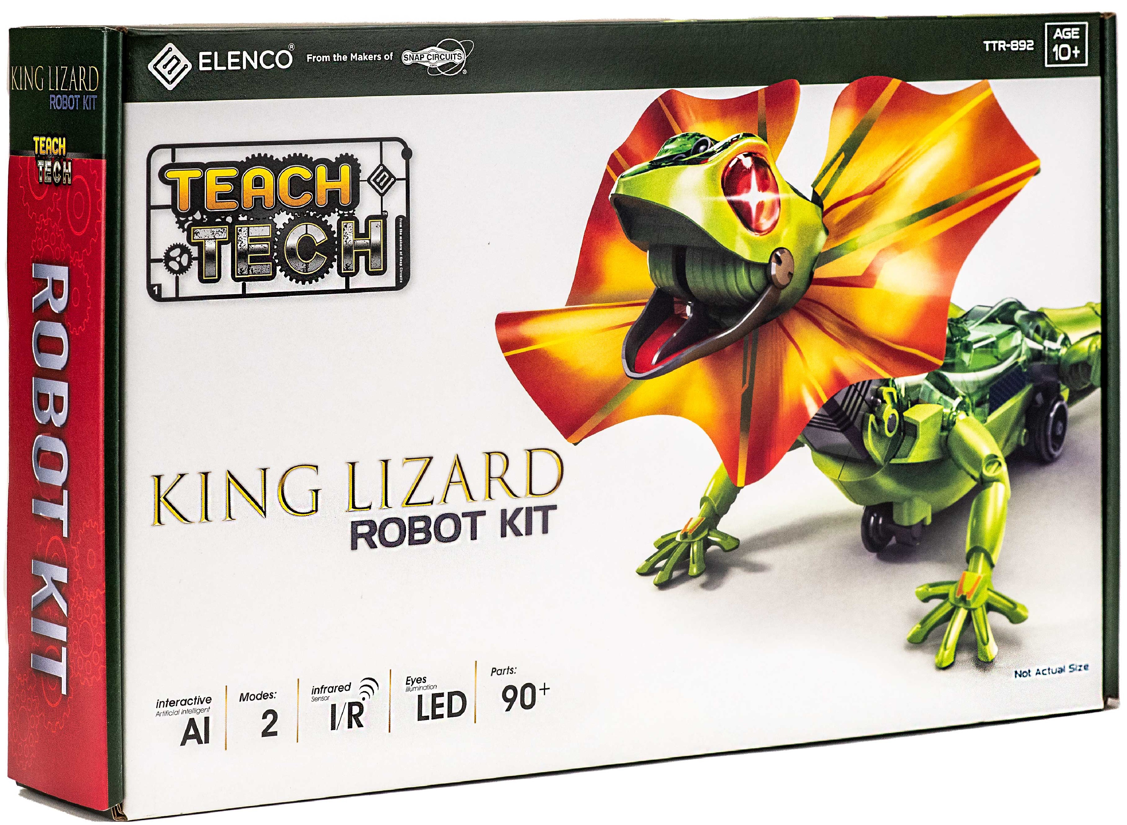 Teach Tech™ King Lizard Robot Kit TTR892 | Interactive Robot Kit for ...