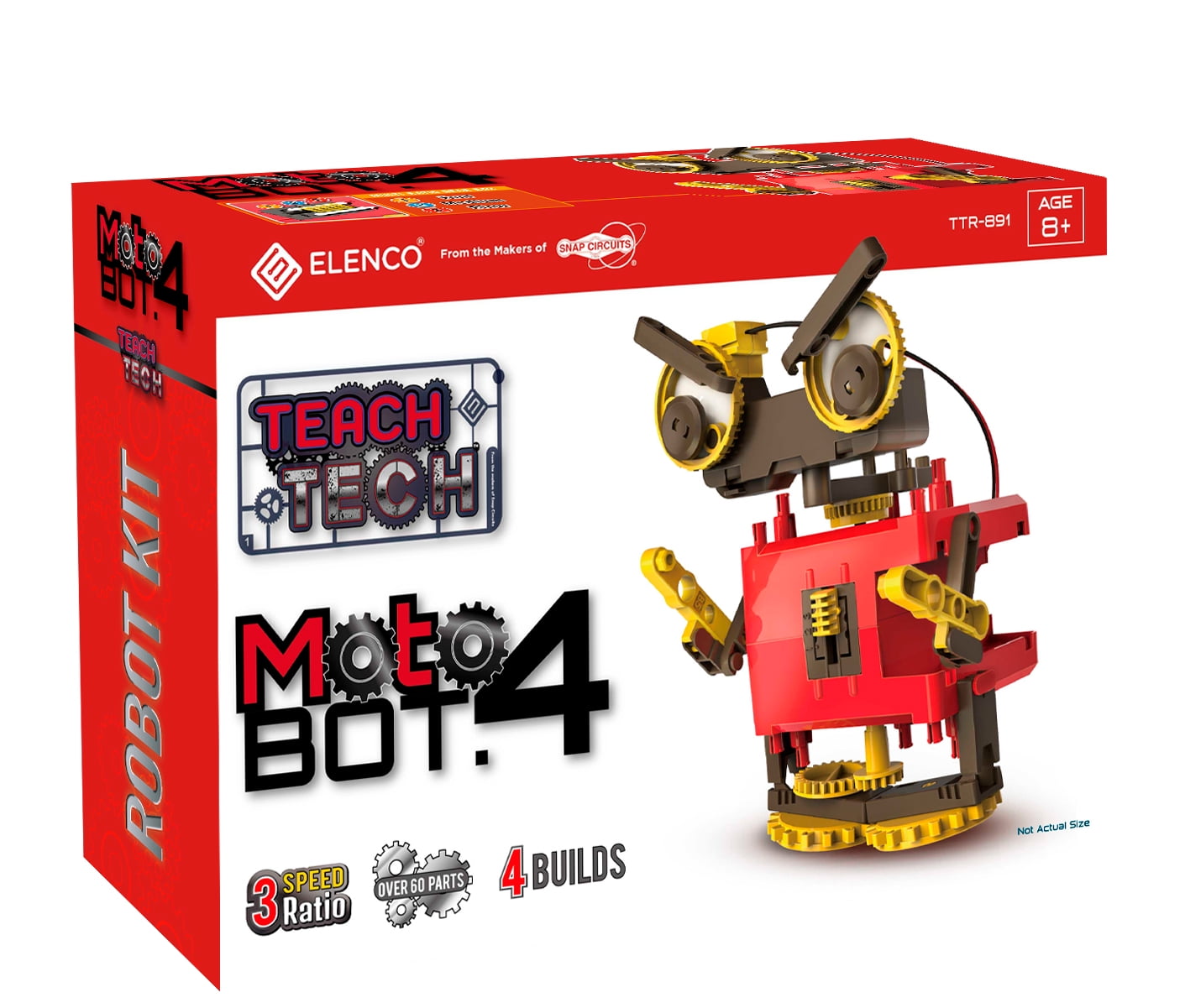 Teach Tech MotoBOT.4 | Transformational Robot Kit | STEM Educational ...