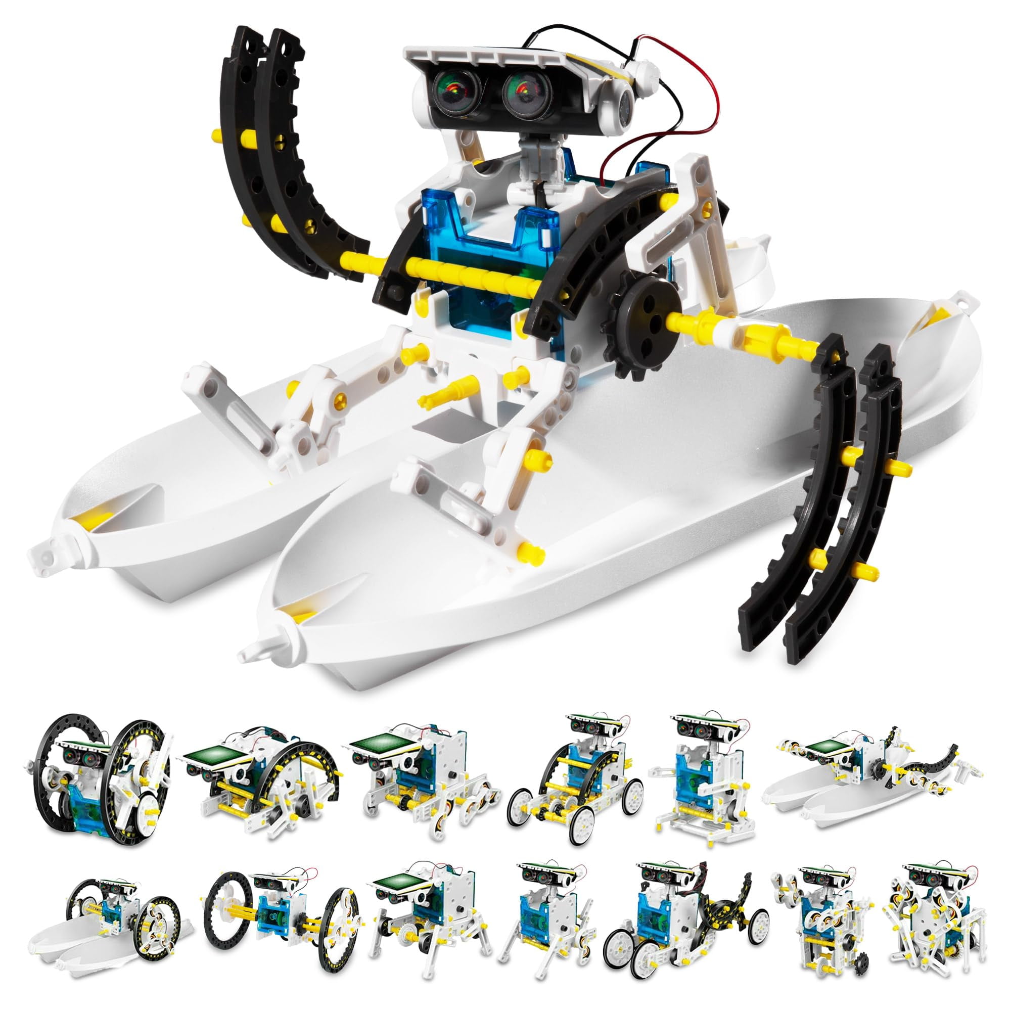 Teach Tech SolarBot.14, Transforming YPF5 Solar Robot Kit, STEM ...